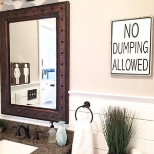 Vintage Inspired Street Sign/ Street Sign /knock off Sign / Bathroom ...