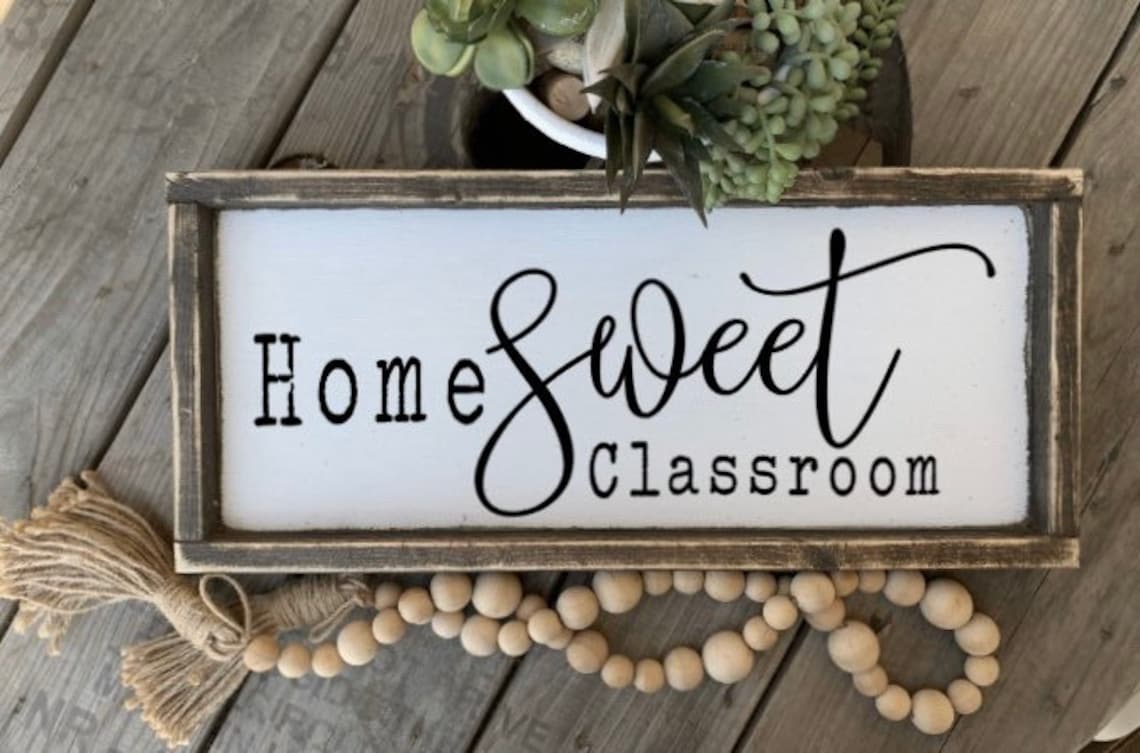 Home Sweet Homeschool/home Sweet Classroom/homeschool/virtual - Etsy