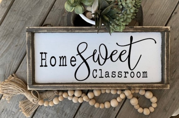Home sweet homeschool/home sweet classroom/homeschool/virtual | Etsy