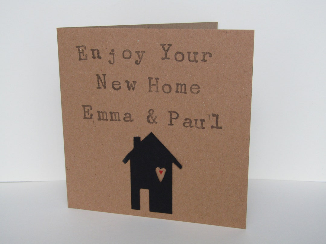 Personalised New Home Card New House Card Card for Moving - Etsy