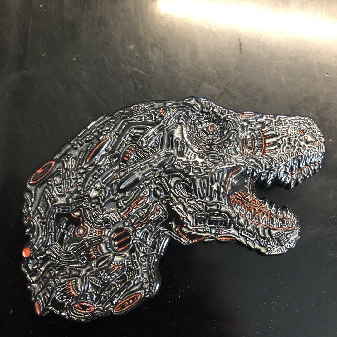 Artificial T-rex - Memory Metal Series - Black Variant - Etsy