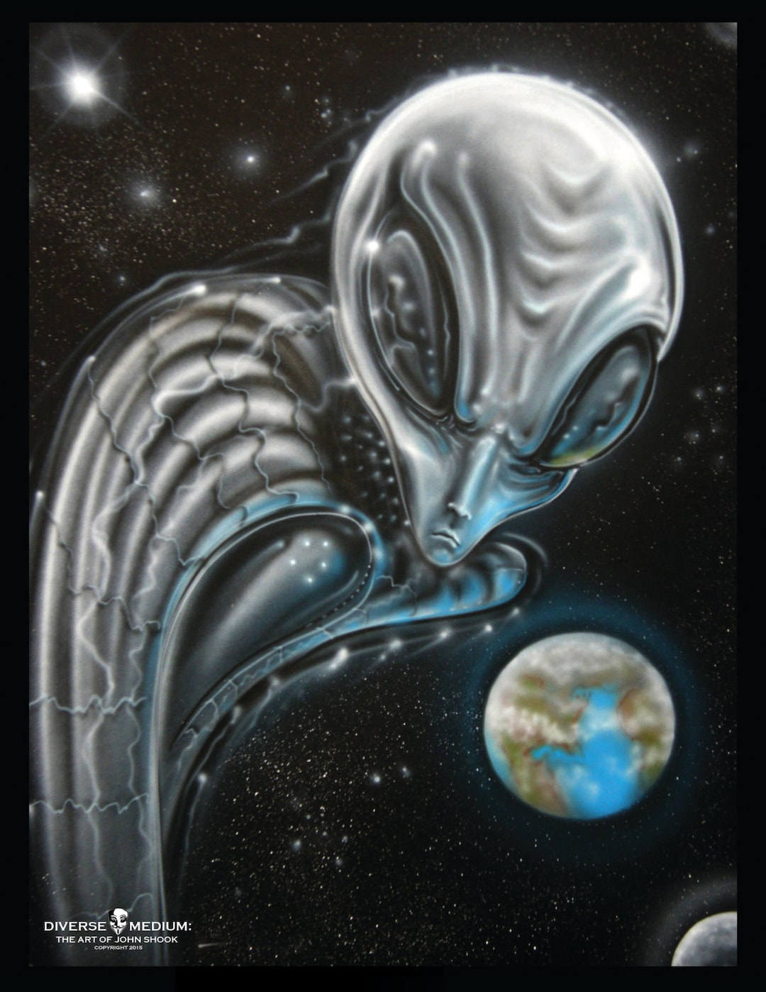 Alien Influence Art Print - Etsy