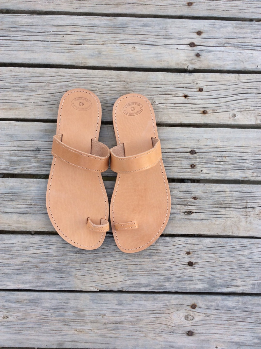 Men Greek Leather Sandals Handmade in Greece, Gladiator Sandals for Men ...