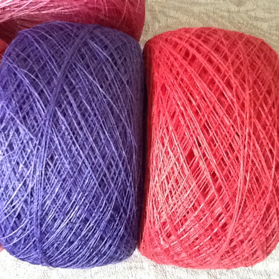 Pure Linen thread for Bobbin lace or Crochet Fine thread Eco | Etsy