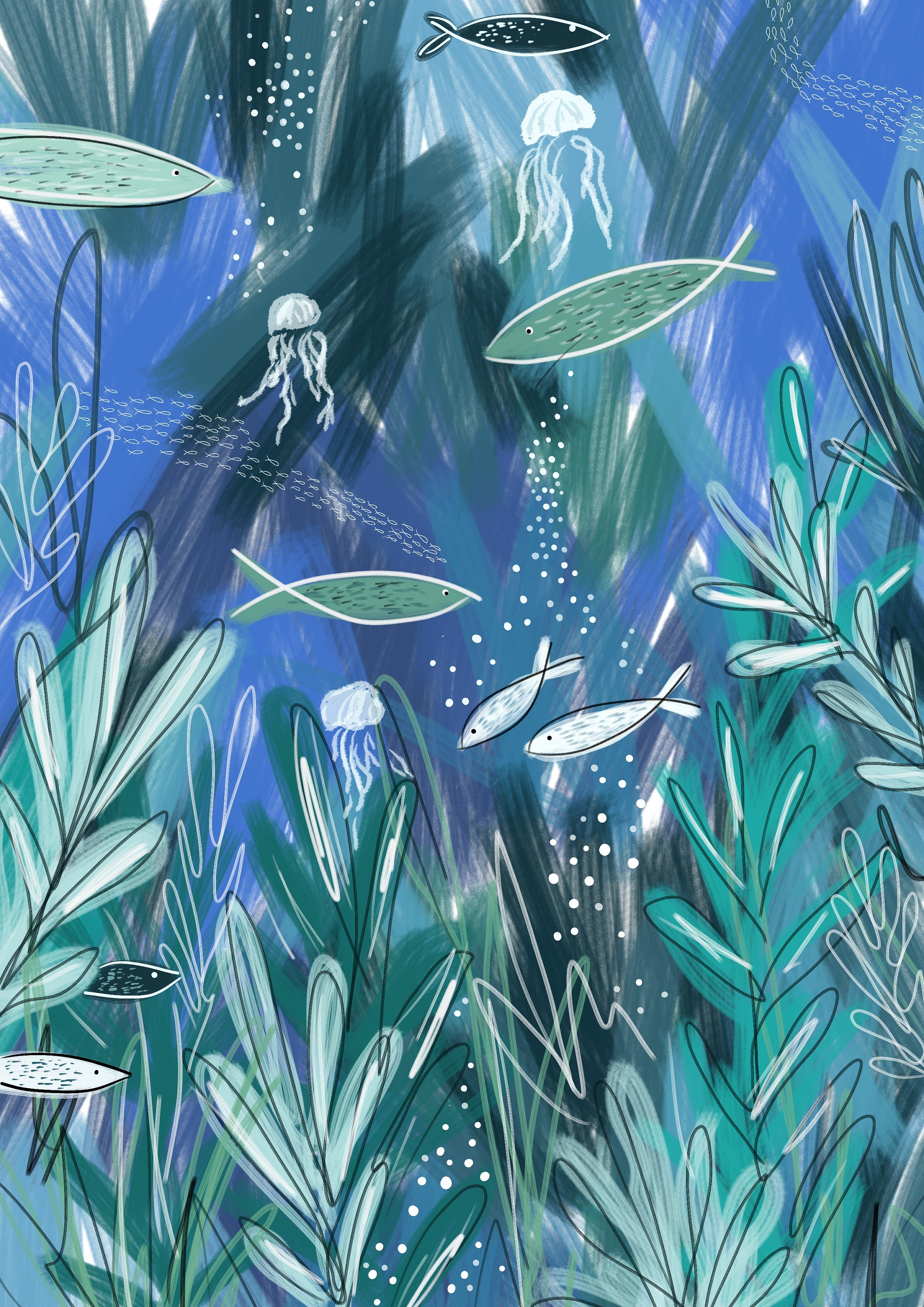 Under the Sea Print Nautical Decor Nautical Prints Nautical - Etsy UK