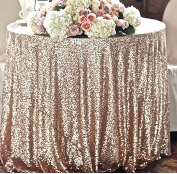 Glittery Sparkling Sequin Round Table Cloth Various Colours - Etsy