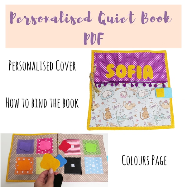 Quiet Book Pdf Patterns - Etsy