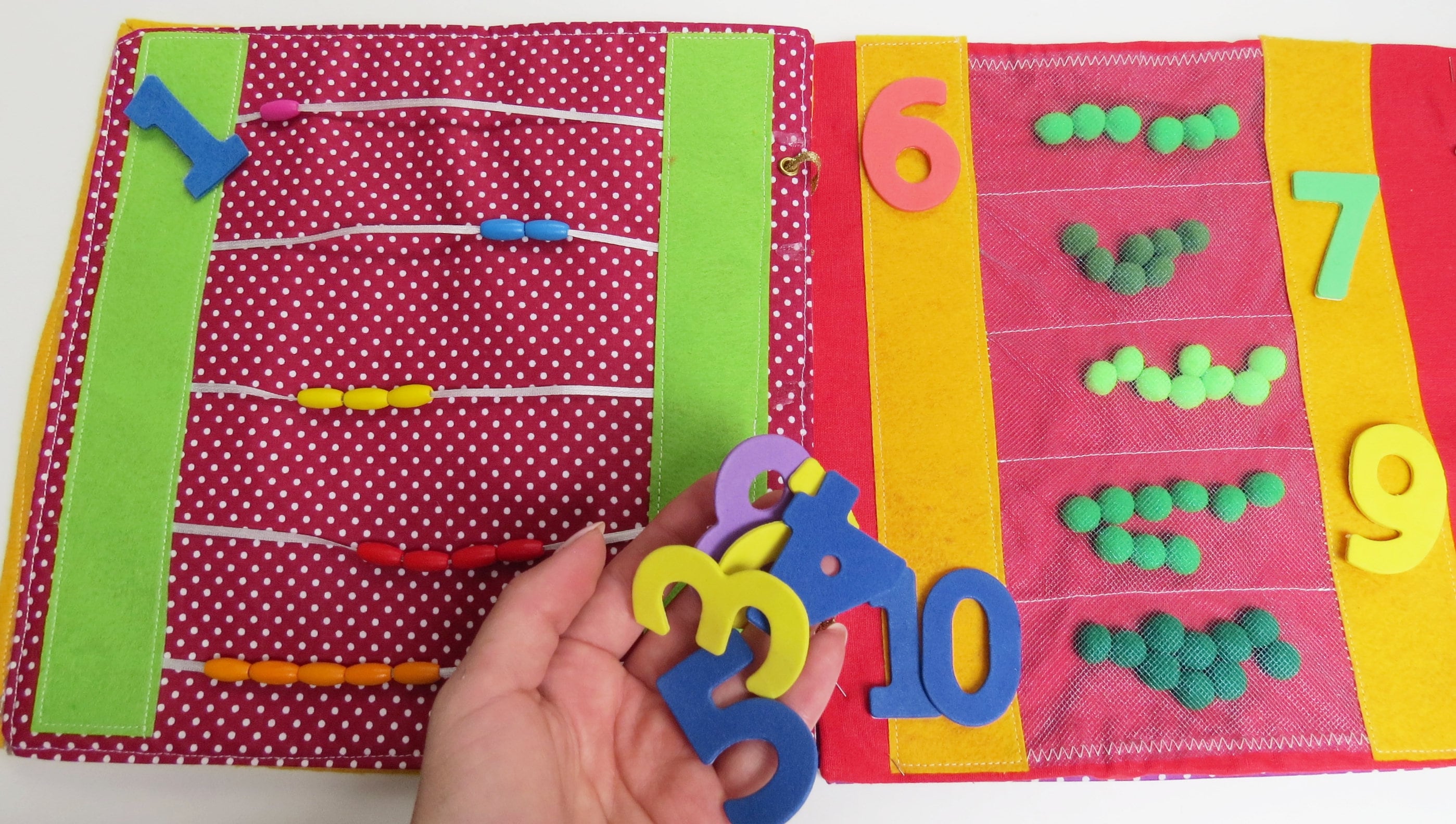 Personalized Quiet Book PDF Tutorial | 4 Quiet Book Pages + Cover ...