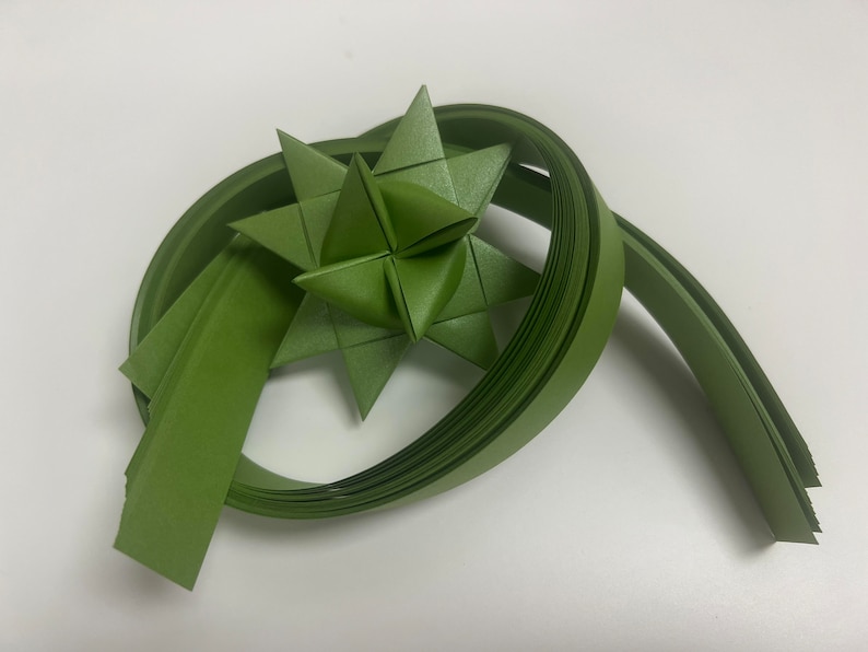 Paper Strips for German Paper Stars Froebel Stars Moravian Stars Star ...