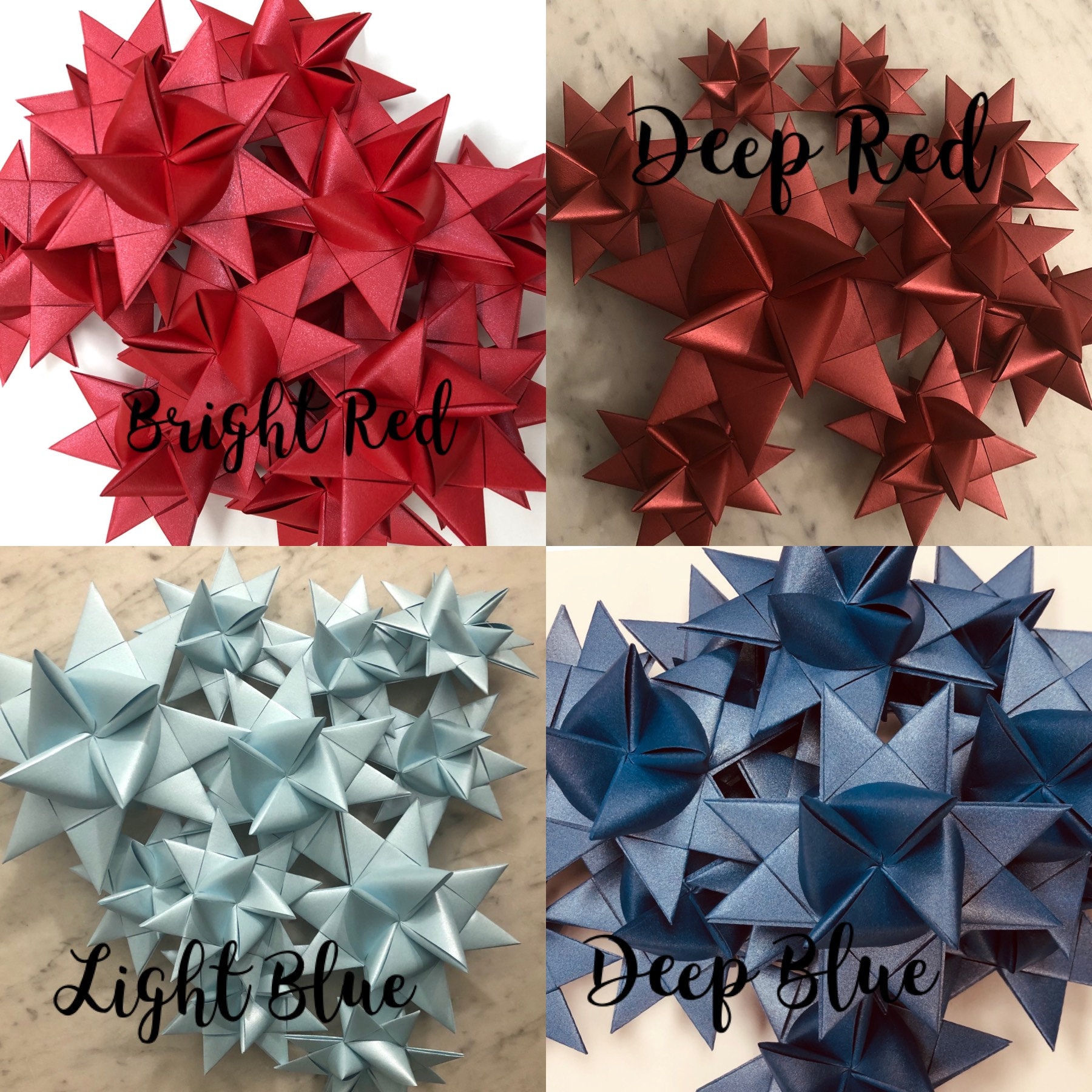 10 German Paper Stars Froebel Stars Moravian Stars Star - Etsy
