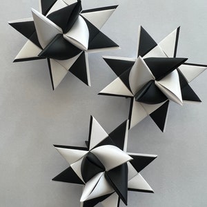 13 Red & White German Paper Stars Froebel Stars Moravian Stars Star ...