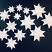 Black and White German Paper Stars Froebel Stars Moravian Stars Star ...