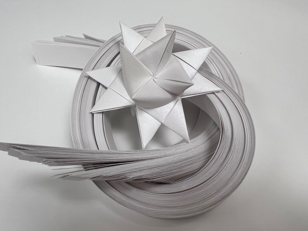 Paper Strips for German Paper Stars Froebel Stars Moravian Stars Star ...