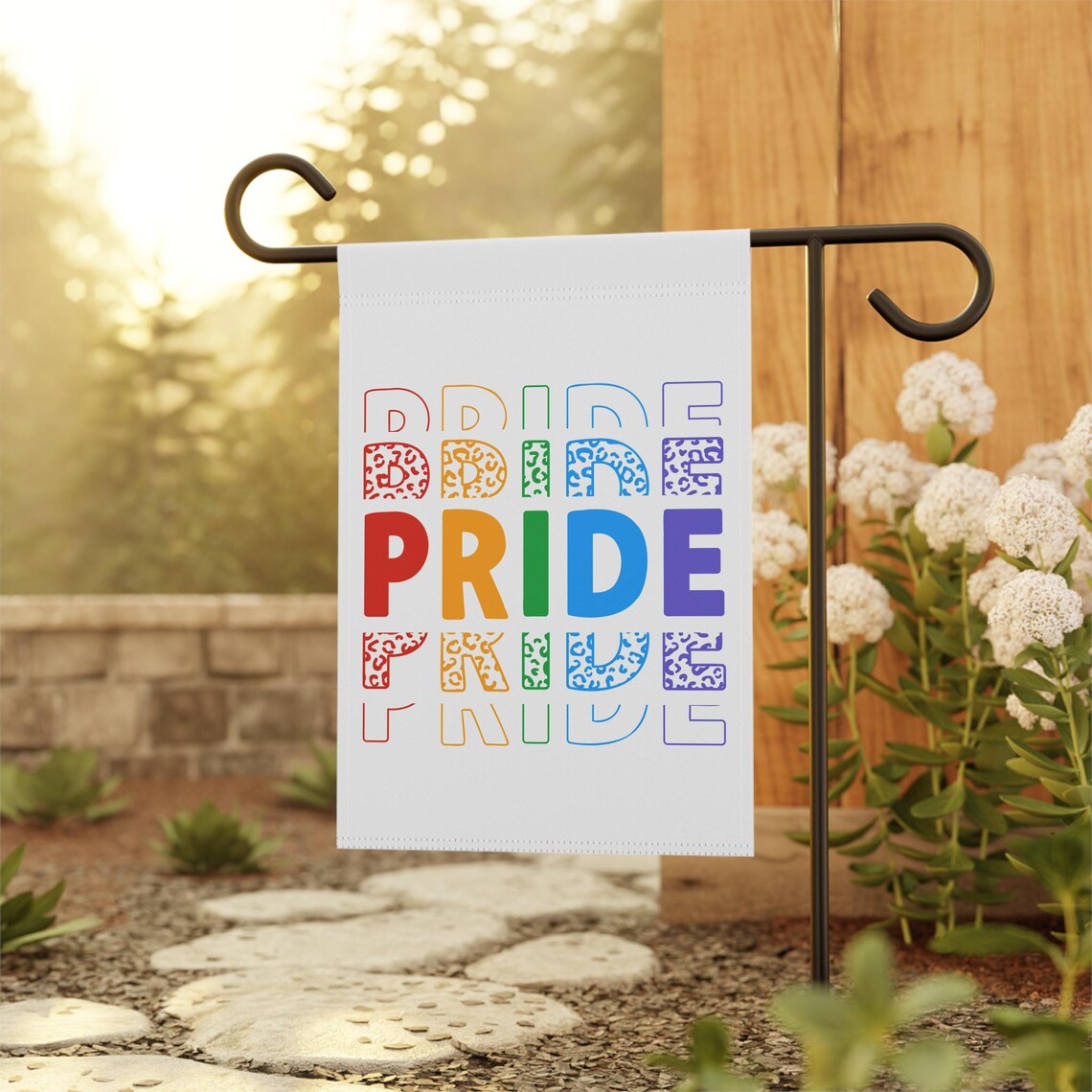 Pride Garden Flag Pride Yard Flag LGBT Garden Flag Pride Month Sign ...