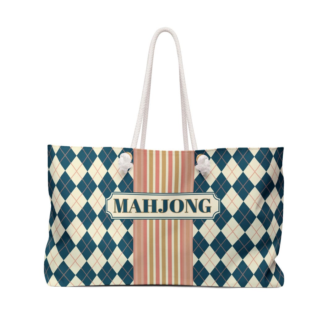 Mahjong Bag for Mahjong Player Mahjong Gift Mahjong Party Favor Mahjong ...