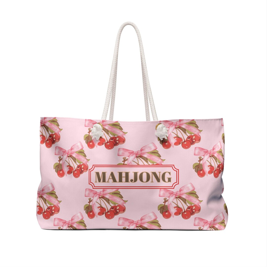 Mahjong Bag for Mahjong Player Mahjong Gift Mahjong Party Favor Mahjong ...