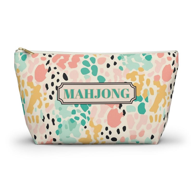Mahjong Set of Zipper Bags Mahjong Bag Set Mahjong Zipper Pouch Mahjong ...