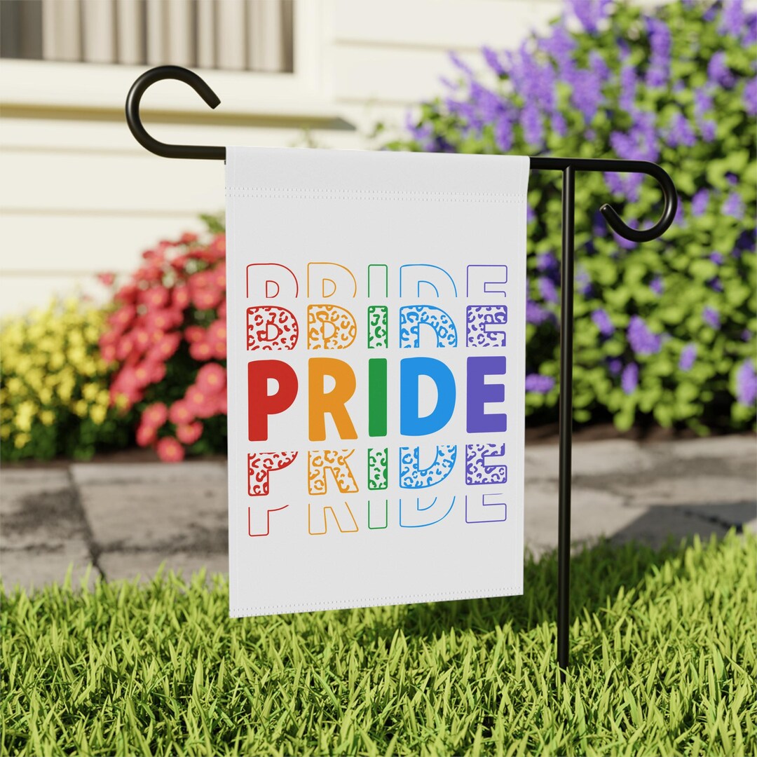 Pride Garden Flag Pride Yard Flag LGBT Garden Flag Pride Month Sign ...