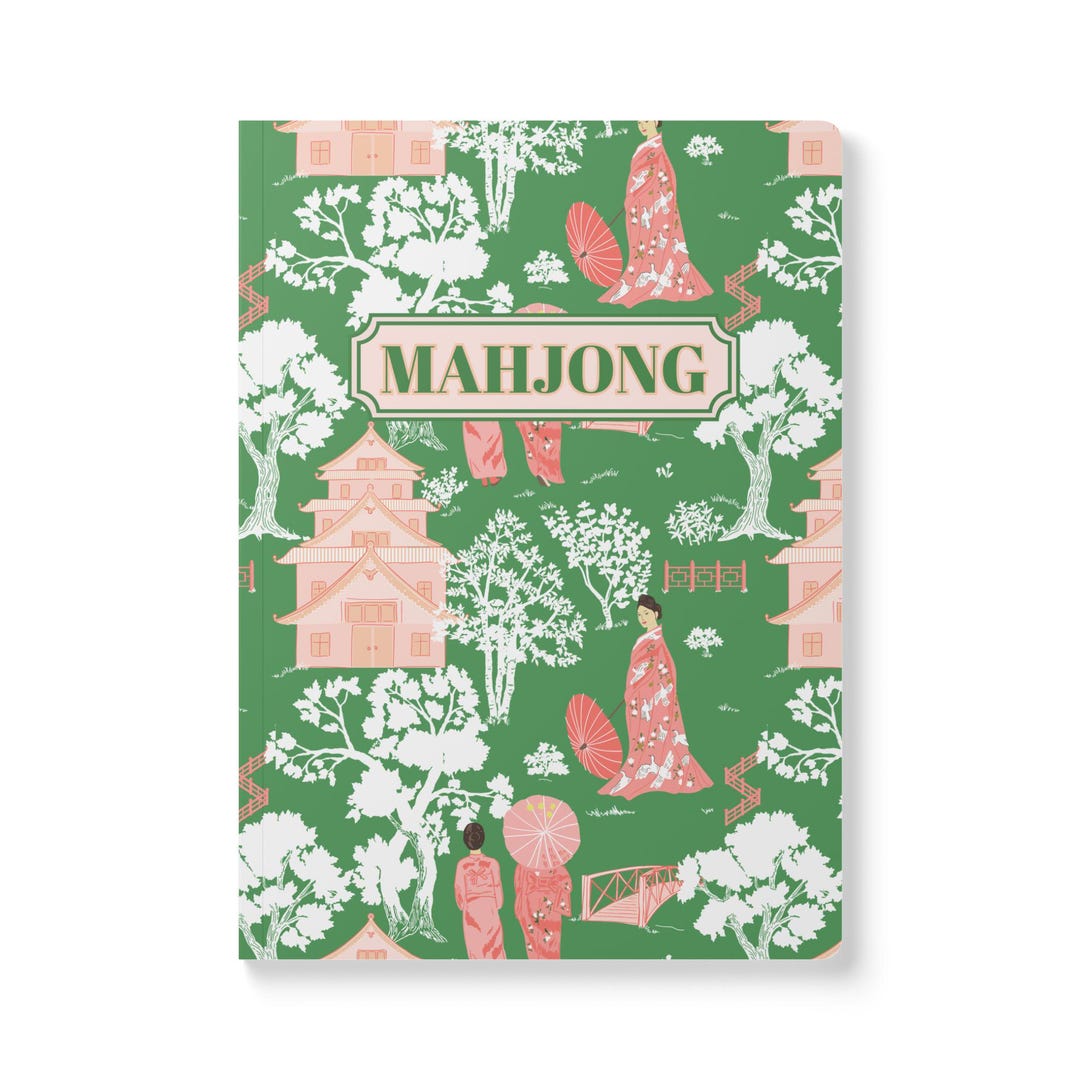 Custom Mahjong Gift for Host Mahjong Party Gift Custom Journal Mahjong ...