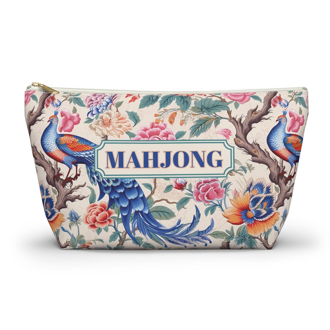 Mahjong Tiles Bag Mahjong Bag Custom Mahjong Gifts Mahjong Party Favors ...