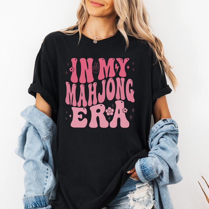 Mahjong Shirt Mahjong Era Mahjong Clothing Mahjong Gifts Mahjong Prizes ...