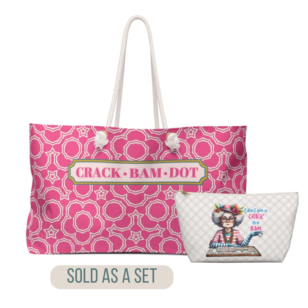 Mahjong Bag Set Mahjong Tote Bag and Mahjong Tiles Bag or Mahjong Cards ...