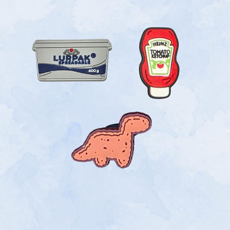 British UK Food Snacks Drinks Chips Shoe Jibbitz - Food Croc Charms ...