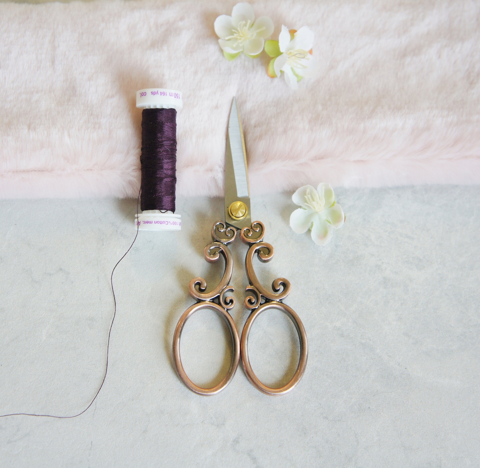 COPPER Sewing Scissor Gray Stainless Steel Scissors | Etsy