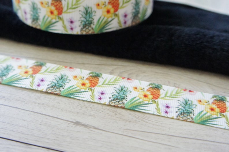 5 YARDS PINEAPPLES Ribbon 25 Mm 1 Inche Fruits Ribbon - Etsy Canada