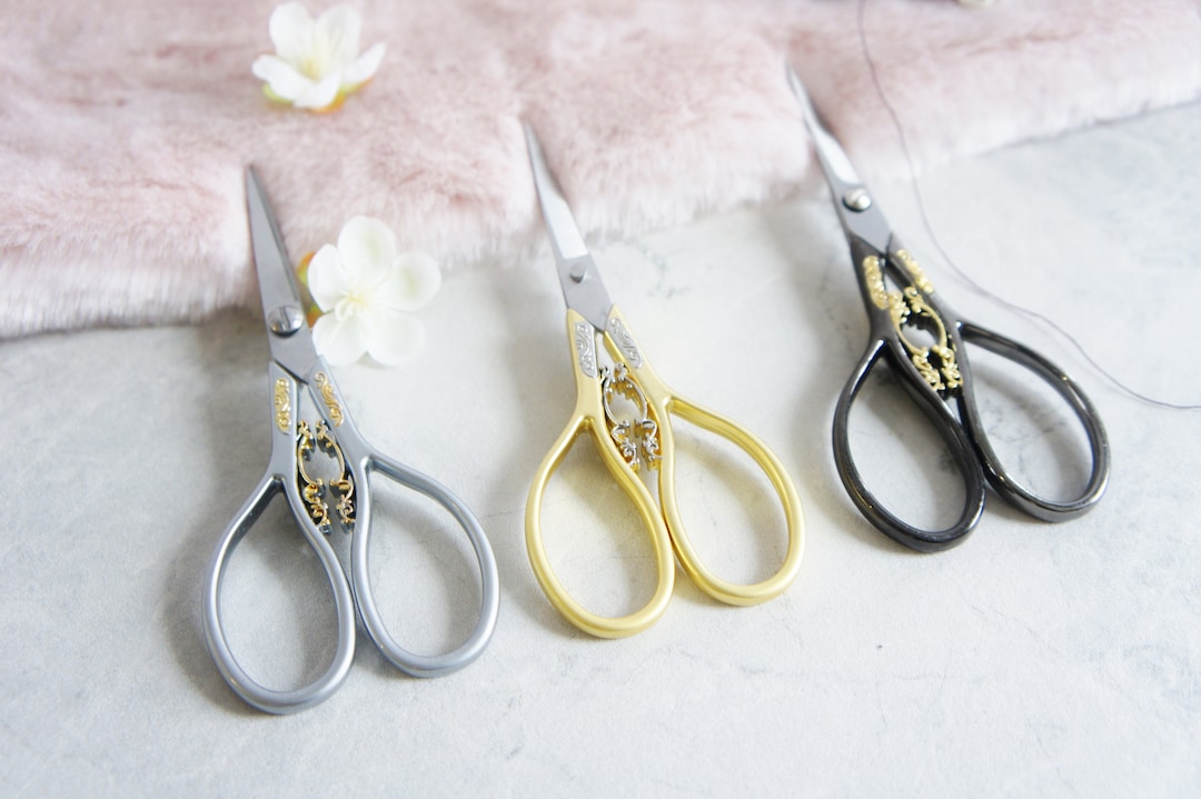 Embroidery Scissor / Sewing Scissor / Gray Stainless Steel Scissors ...