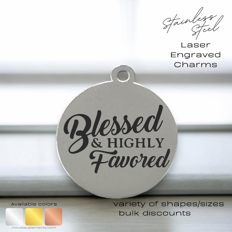 Blessed Charm - Etsy