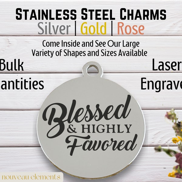 Blessed Charm - Etsy