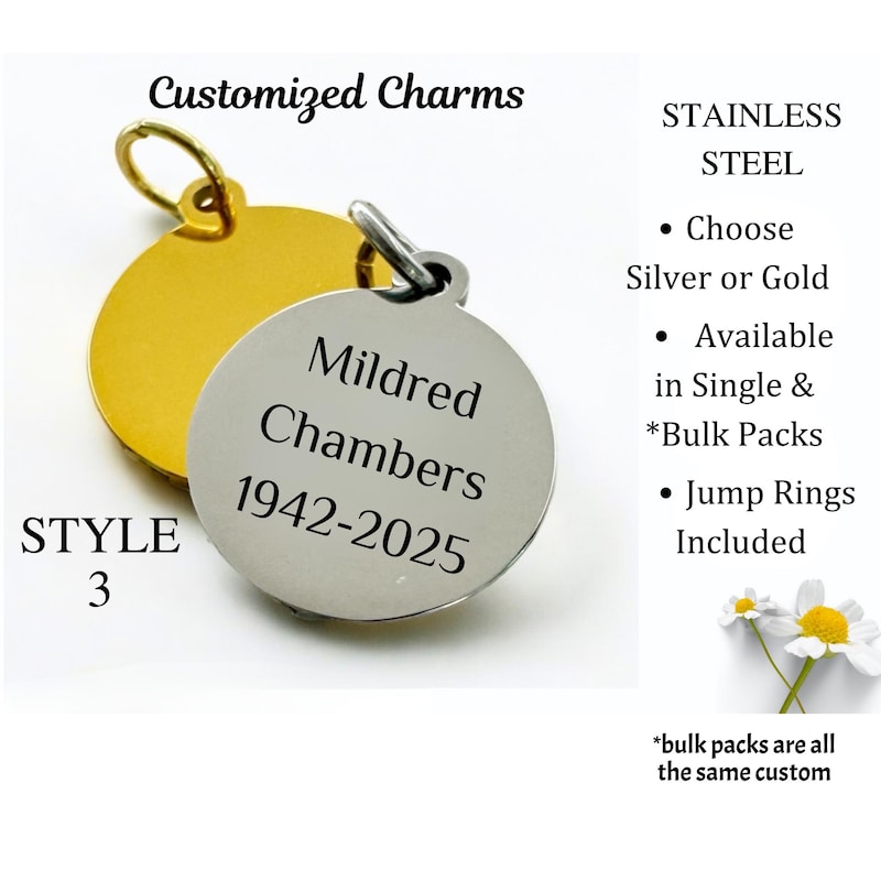 Metal Gold Colored Tag - Etsy