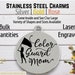 Color Guard Mom, Laser Engraved Charm, Color Guard Charm, Stainless ...