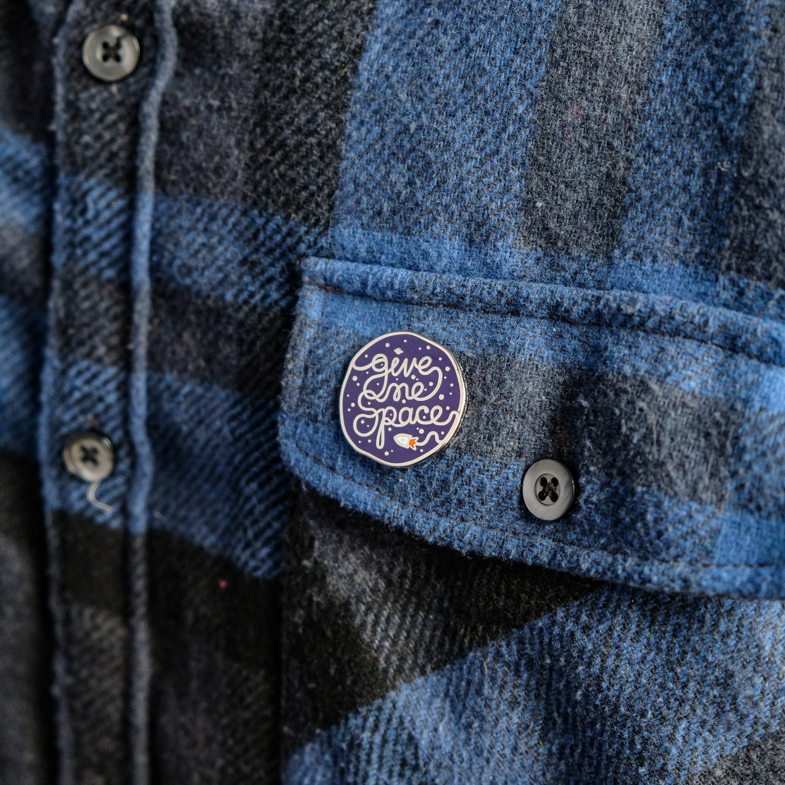 Give Me Space Enamel Pin Personal Space Pin Badge Galaxy - Etsy