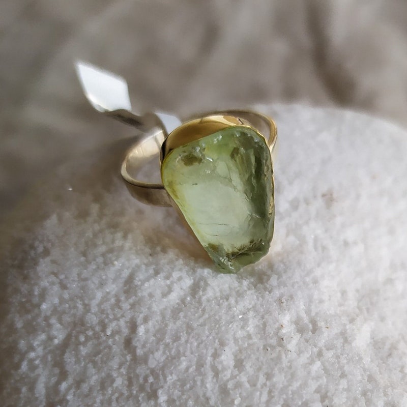 Rough Gemstone Ring - Etsy