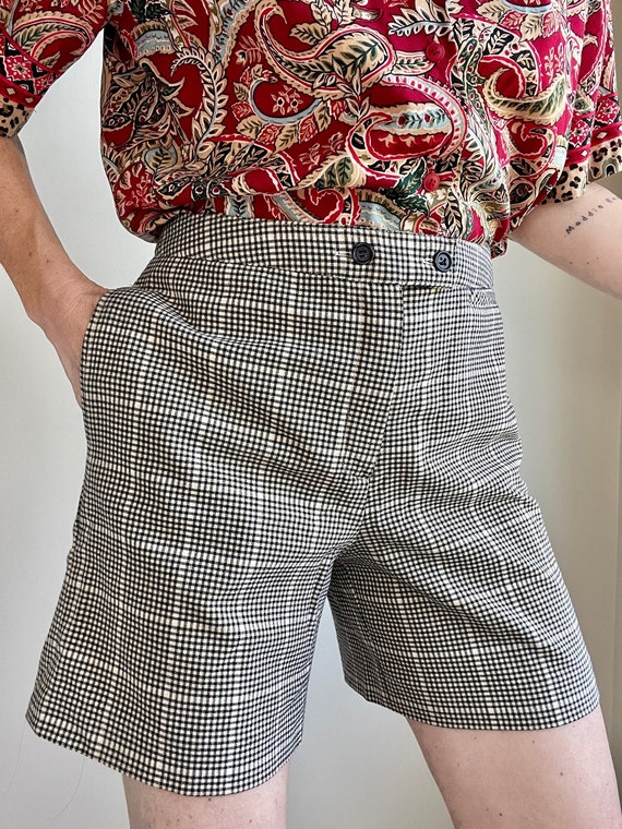 Vintage 80s black rayon - Gem