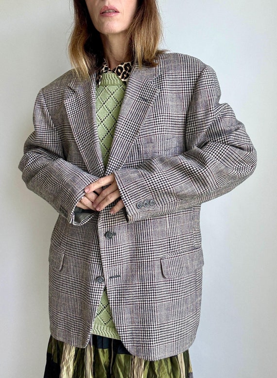 Vintage 80s check pattern - Gem