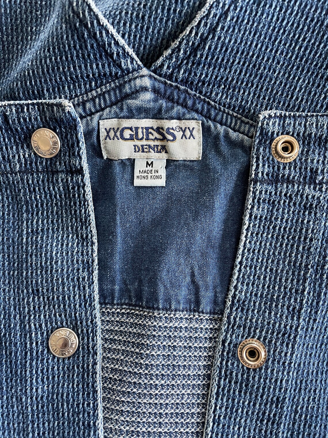 Vintage 90s GUESS Denim Overall Maxi Dress Jumper / Size M - Etsy