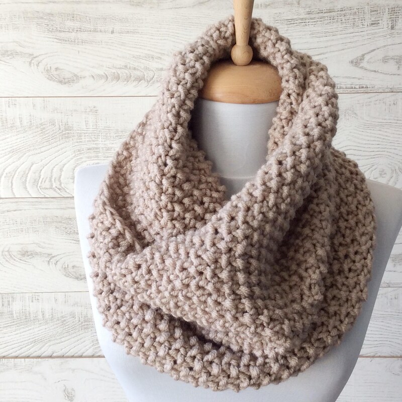 Knit Infinity Scarf - Etsy