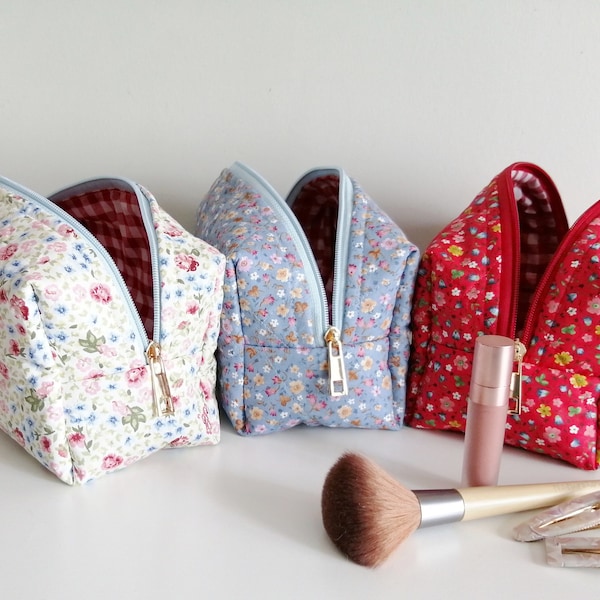 Floral Makeup Bag - Etsy