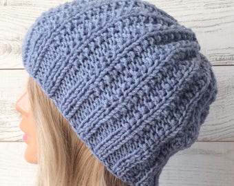 Wool knit hat | Etsy