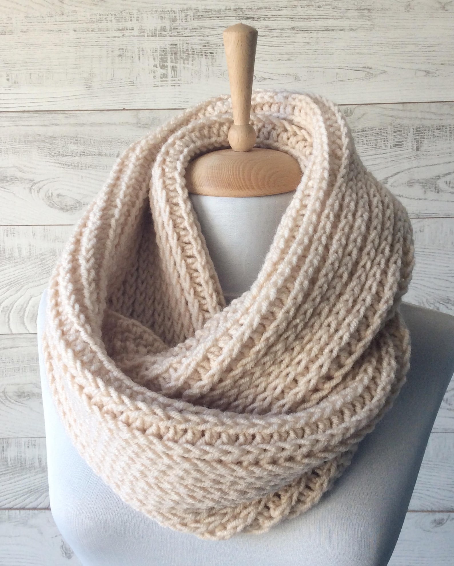 Bufanda bufanda infinita bufanda de invierno capucha | Etsy