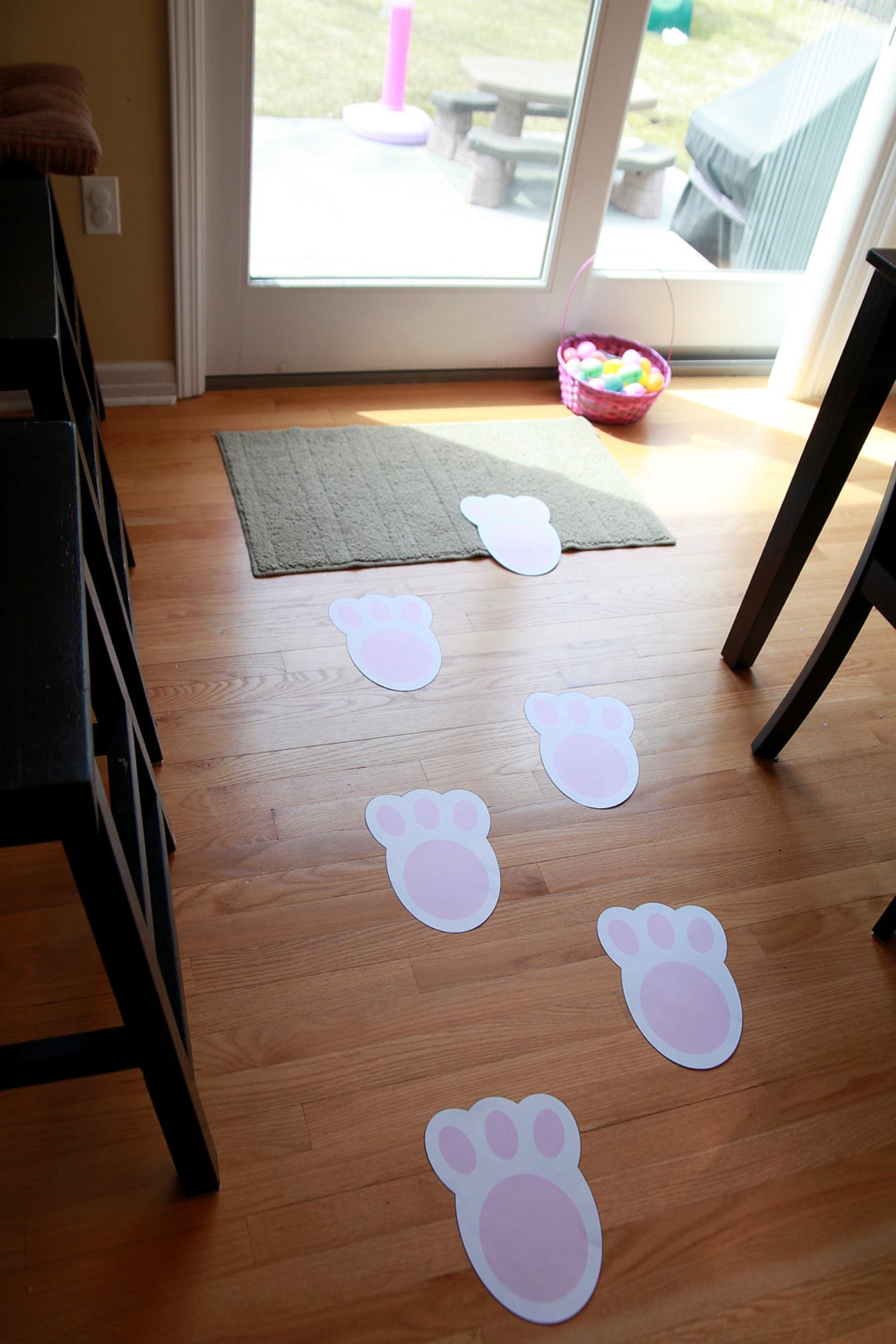 Easter Bunny Feet Printable Instant Download Digital PDF Easter Decor ...
