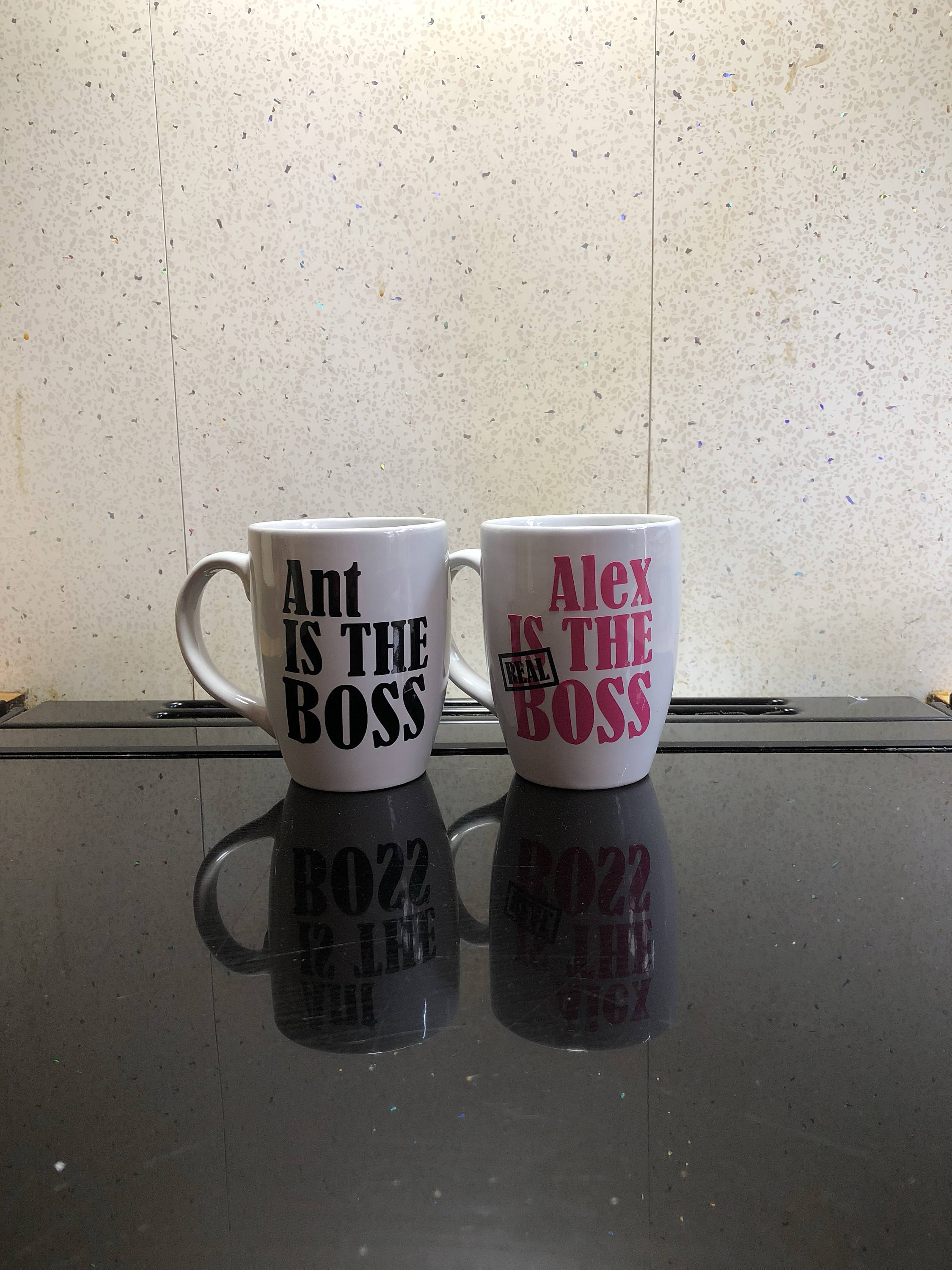 The Boss the Real Boss Mug Set of Mugs Set of Cups - Etsy UK