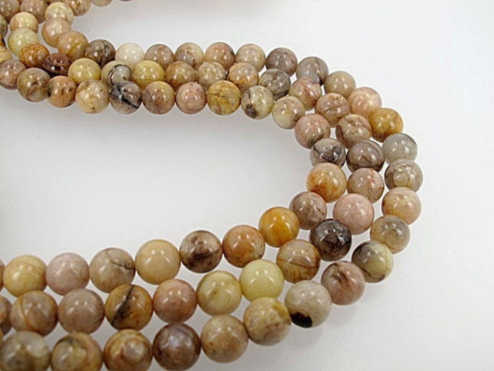 Natural Silver Sunstone Beads 10mm. Multicolor Sunstone Moonstone Beads ...