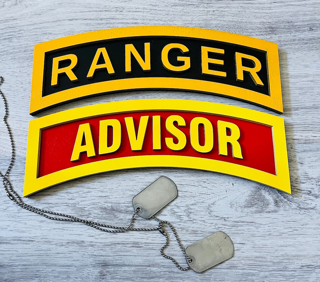 Military Gift US Army SFAB Advisor Tab. Retirement, Service Member ...