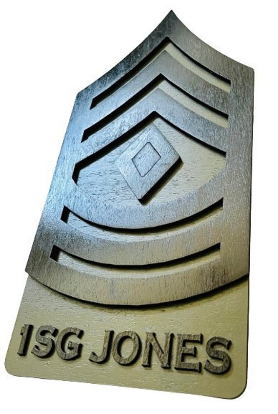 Military Rank Nameplate | Etsy