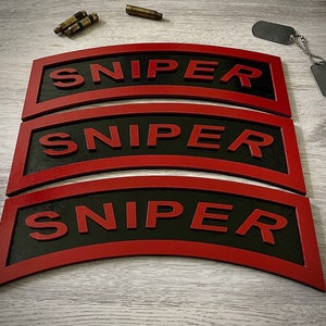 Military Gift US Army SNIPER Tab. Retirement, Service Member, Special ...