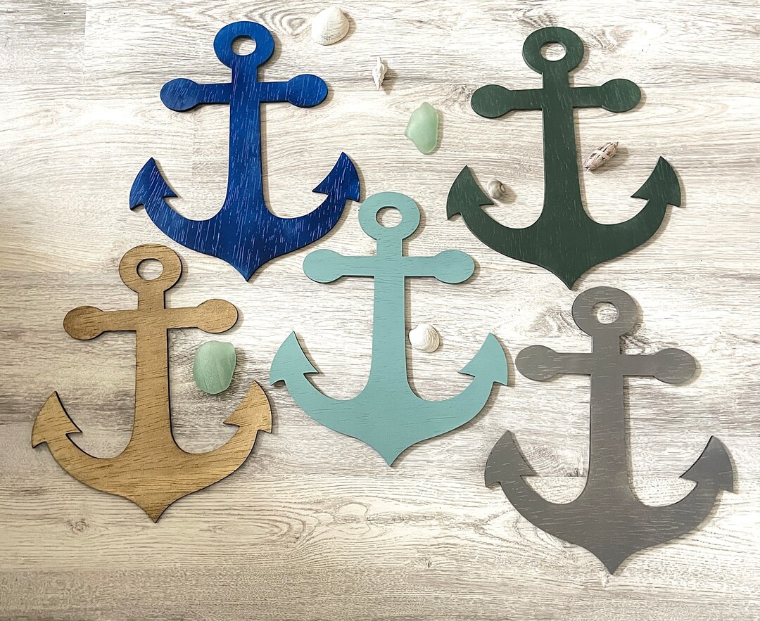 Anchor , Wooden Wall Art, Wood Wall Hangings, Wall Decor, Wood Wall ...